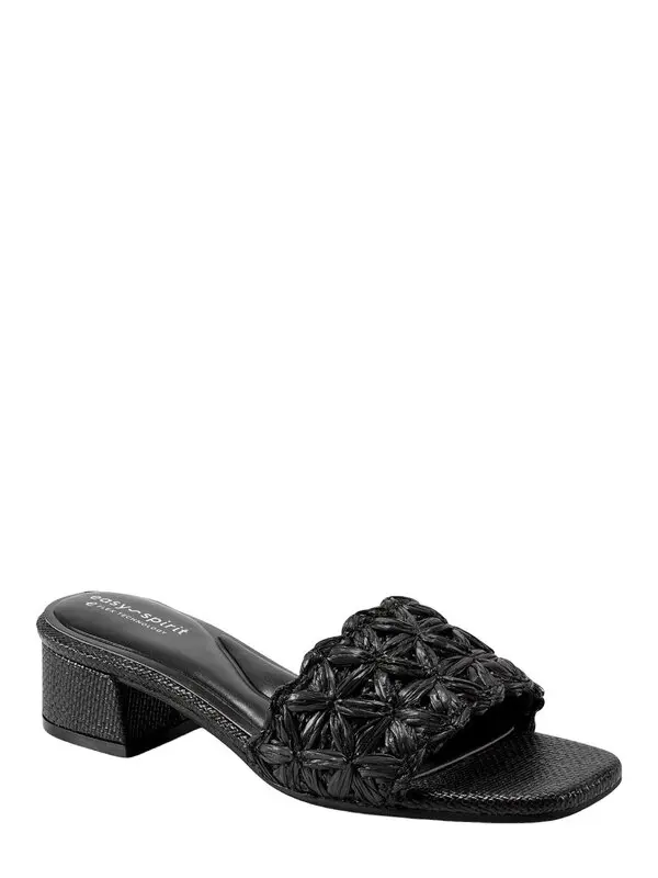 Easy Spirit Rosario Slide Sandal - Black