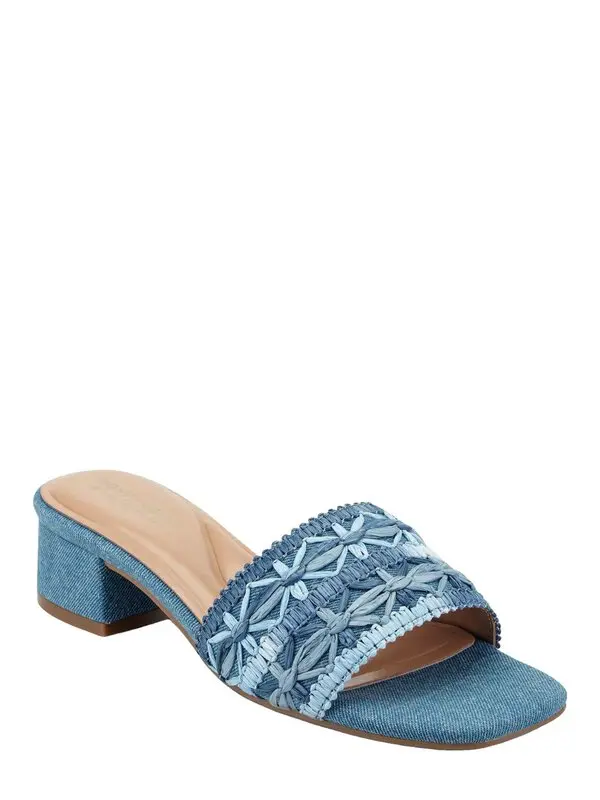 Easy Spirit Rosario Slide Sandal - Medium Blue