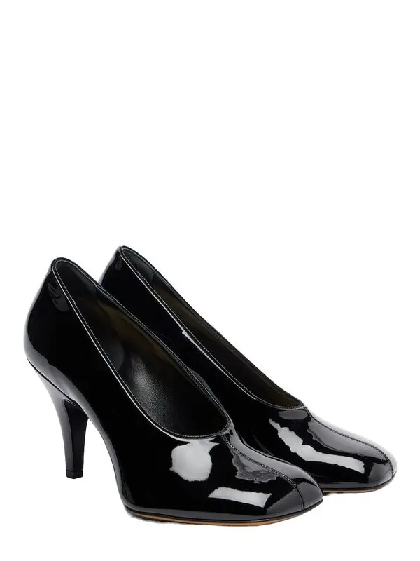 Phoebe Philo Patent Leather Pumps - Black
