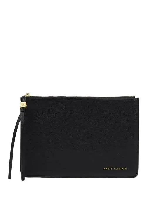 KATIE LOXTON Tassel Charm Pouch - Black