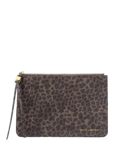 KATIE LOXTON Tassel Charm Pouch - Leopard