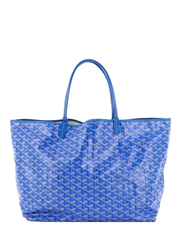 Goyard Saint Louis Gm Tote Coated Canvas - Blue