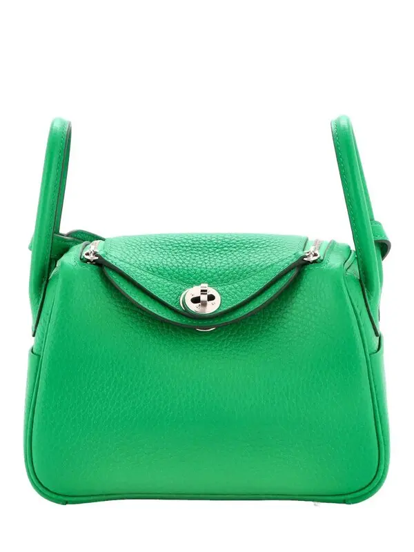 Hermès Lindy Bag Clemence Mini - Green