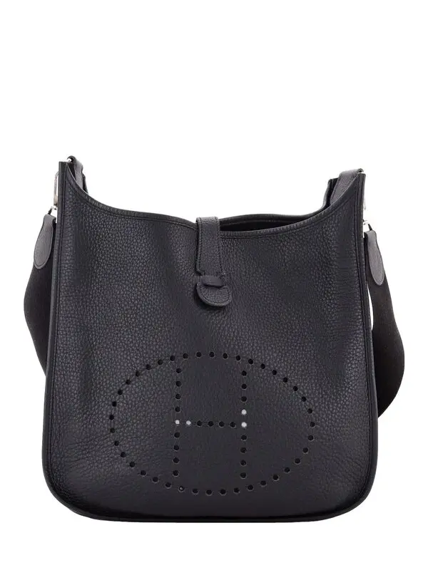 Hermès Evelyne Bag Gen Ii Clemence Gm - Black