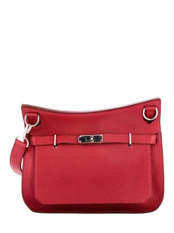 Hermès Jypsiere 28 Bag Clemence - Rubis