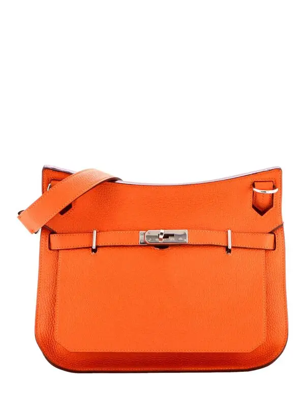 Hermès Jypsiere 28 Bag Clemence - Feu