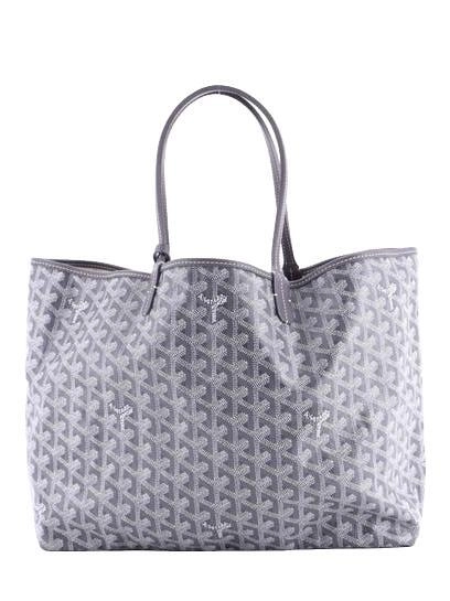 Goyard Saint Louis Tote Coated Canvas Pm - Grey