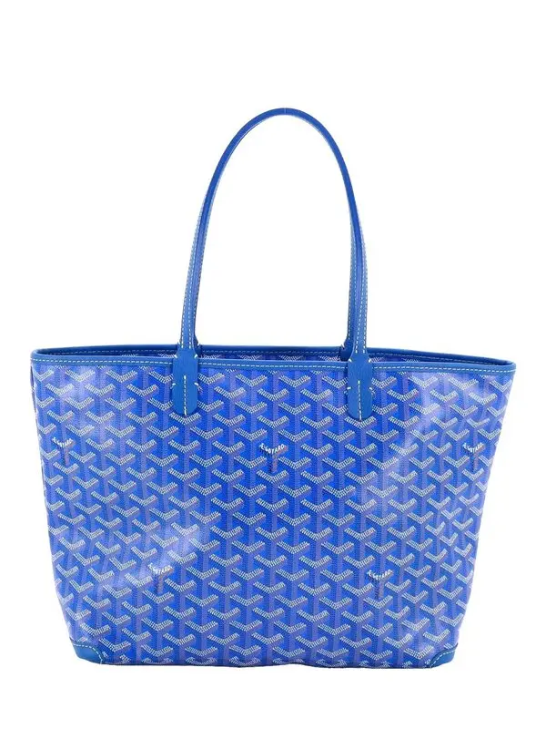 Goyard Artois Tote Coated Canvas Pm - Blue