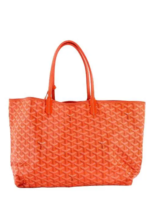 Goyard Saint Louis Tote Coated Canvas Pm - Orange