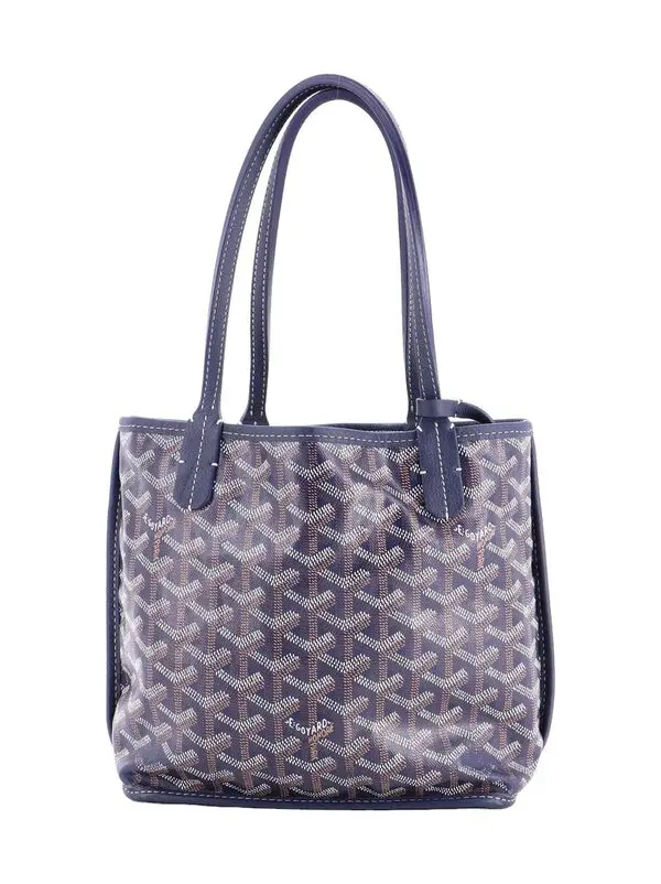 Goyard Anjou Reversible Tote Coated Canvas Mini - Blue