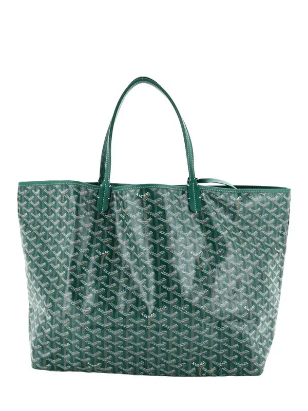Goyard Saint Louis Gm Tote Coated Canvas - Green