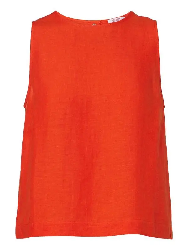 ERES Ravie Linen Top - Red