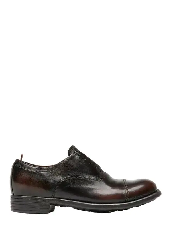 Officine Creative Calixte 003 Patina Leather Derby - Brown