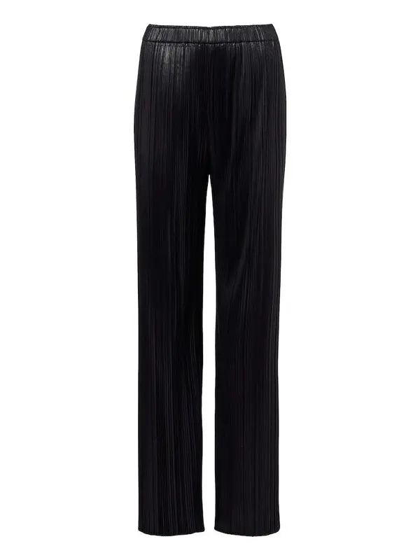 Phoebe Philo Pleated Straight Pants - Black