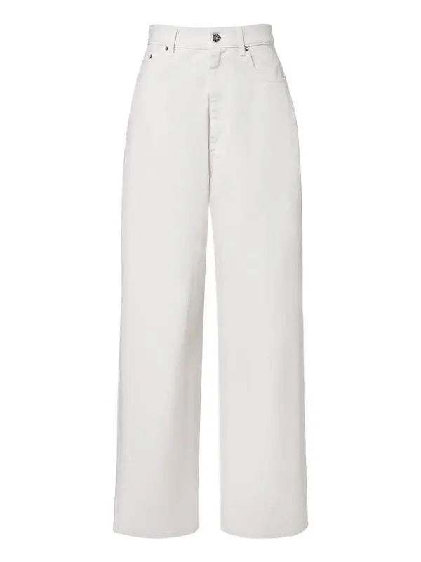 Phoebe Philo Wide-leg Jeans - White