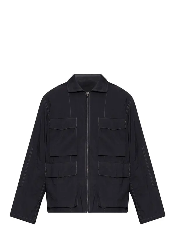 LEMAIRE Lightweight Jacket With Pockets - Navy Blue