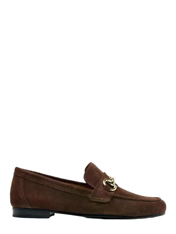 STUDIO CHOFAKIAN Praga Buckle Loafers - Brown