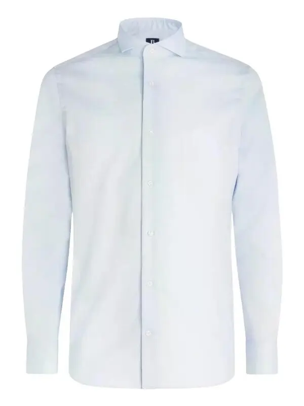 Boggi Milano Pointed-collar Shirt - Blue