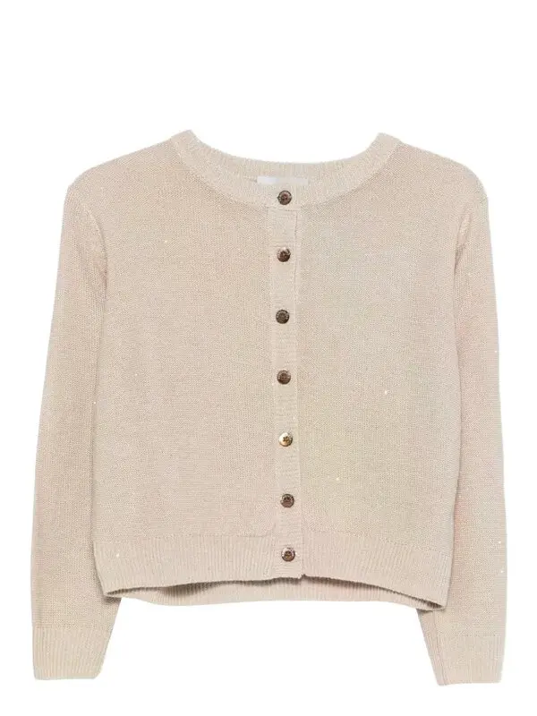 Hemisphere Buttoned Cardigan - Neutrals