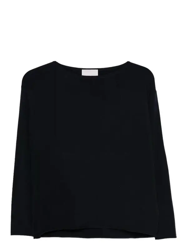 Hemisphere Crew-neck Sweater - Blue