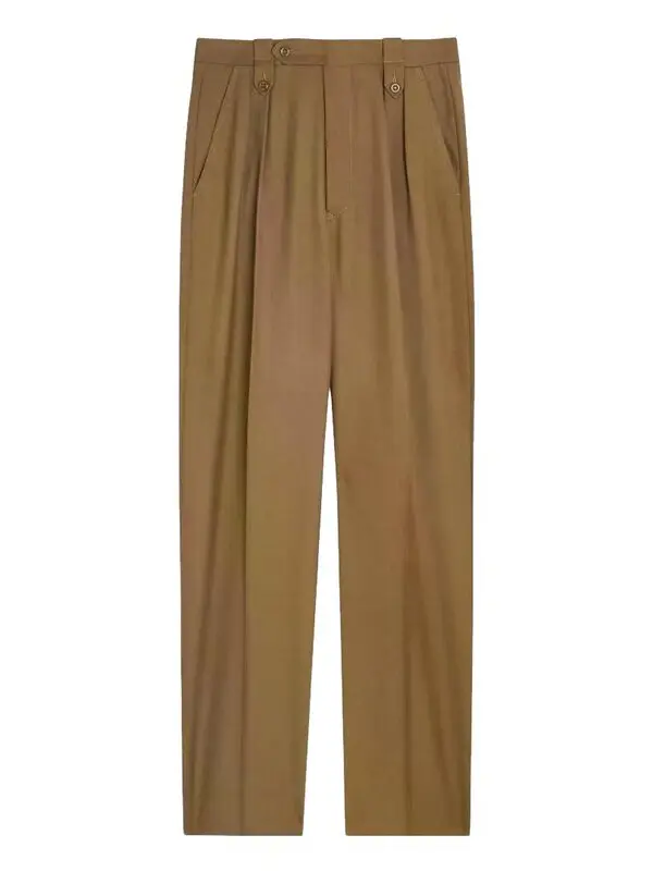 MAISON MARGIELA Pleated Trousers - Neutrals