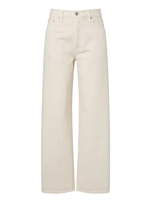 AGOLDE Low Slung Baggy Wide-leg Jeans - White