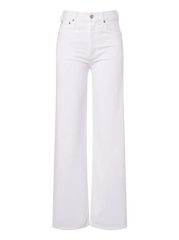 AGOLDE Ren Wide-leg Jeans - White