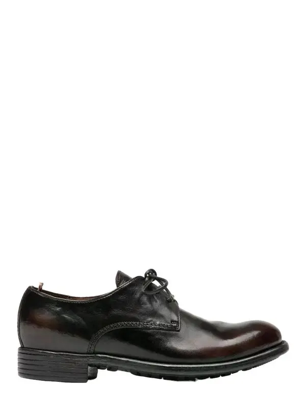 Officine Creative Calixte 068 Patina Derby Shoes - Black