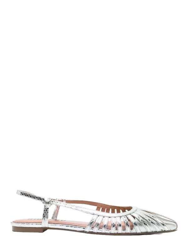 BIBI LOU Cut-out Ballet Flats - Silver