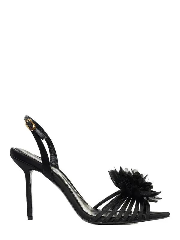 GINISSIMA Julia Heeled Sandals - Black
