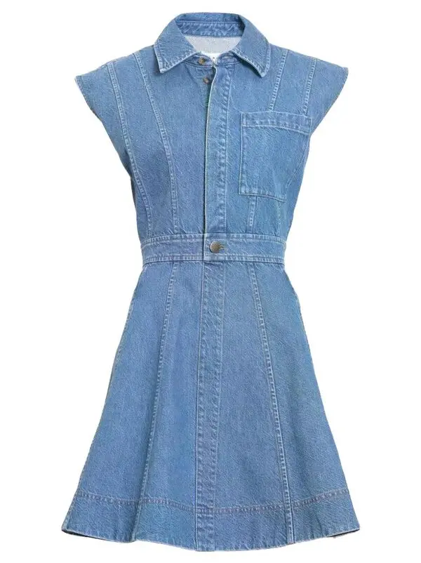 Tanya Taylor Hailey Mini Dress - Blue
