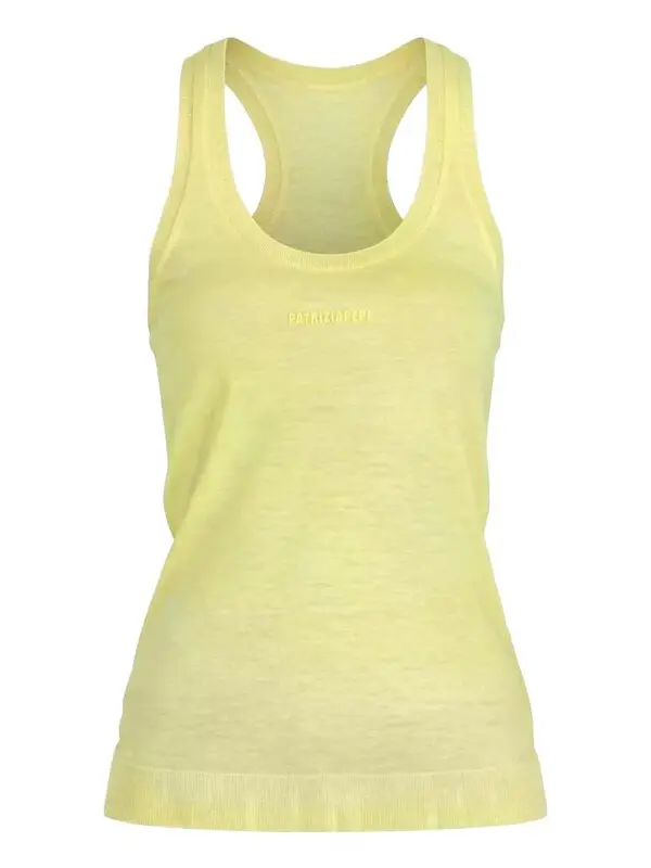 Patrizia Pepe Sleeveless Tank Top - Yellow