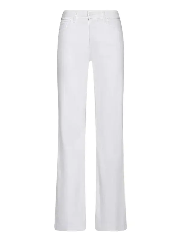 L'Agence Joanne Wide-leg Jeans - White