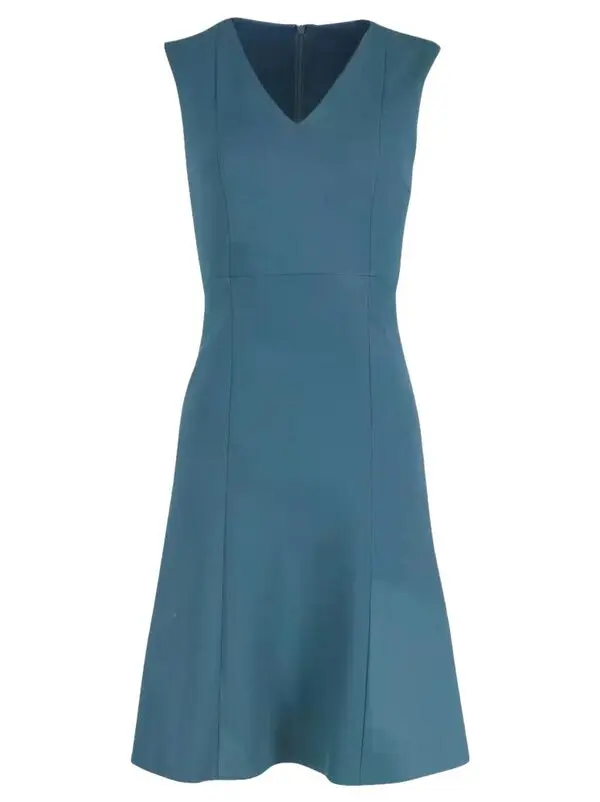 BOSS Wool Sleeveless Dress - Blue