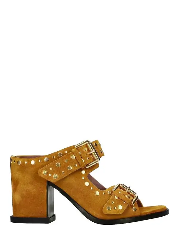 Premiata Studded Buckle Sandals - Yellow