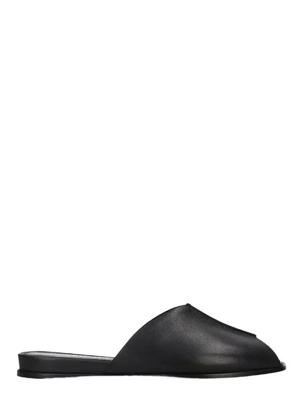 Premiata Squared Peep-toe Mules - Black