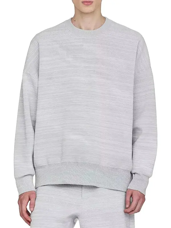 CFCL Ribbed Crewneck Sweatshirt - Grey