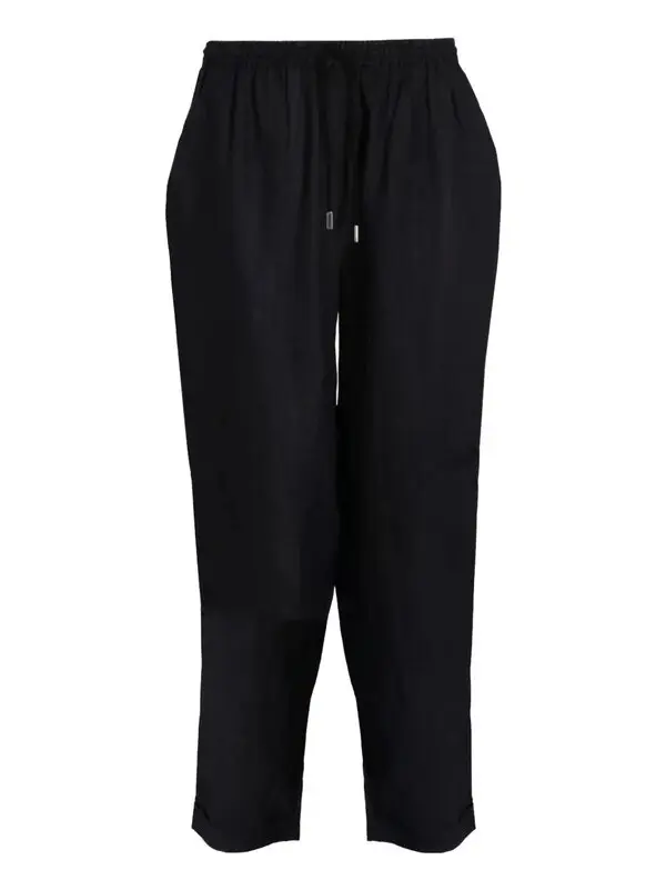 BOSS Elasticated Drawstring Trousers - Black