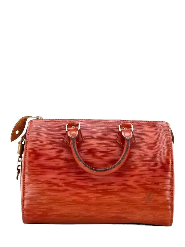 LOUIS VUITTON Speedy Handbag Epi Leather 25 - Brown