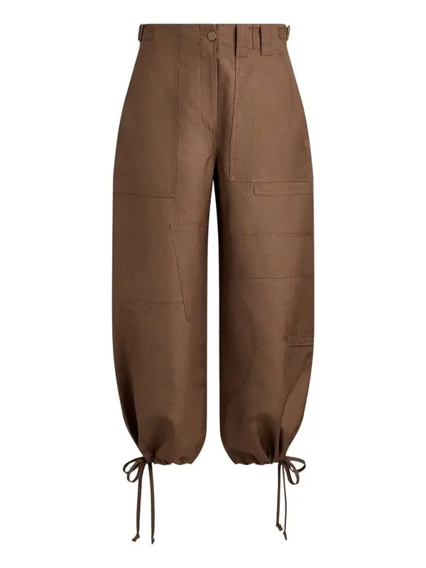 Scanlan Theodore Cargo Cropped Trousers - Spice