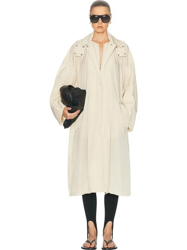 Sportmax Gatto Raincoat - Vanilla
