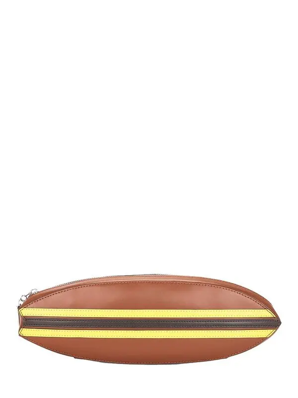 Staud Surfboard Clutch - Tabac