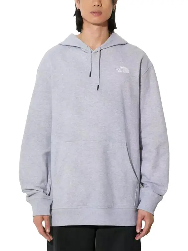 The North Face Logo Hooded Sweatshirt - Grey