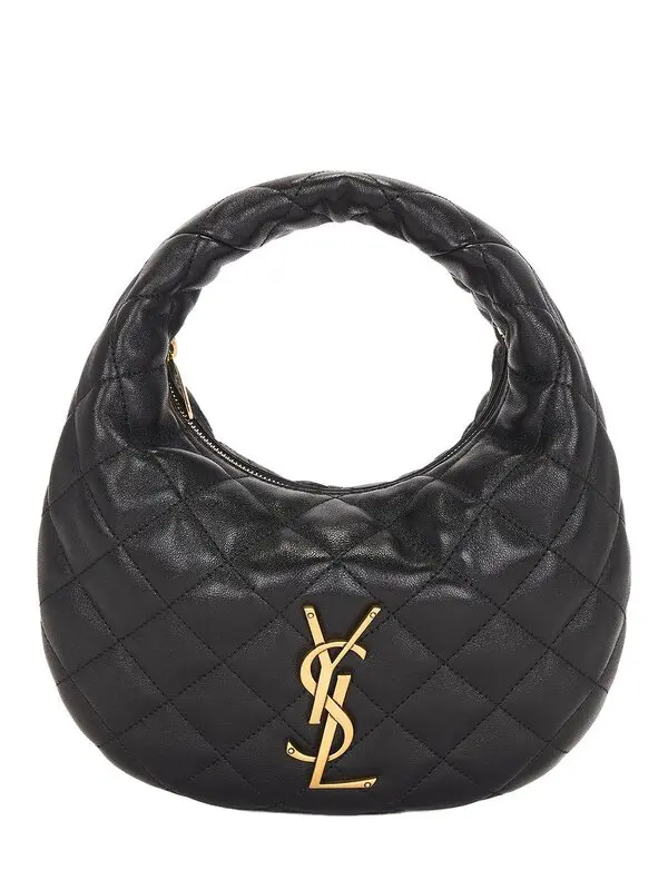 Saint Laurent Icare Cassandre Baby Hobo Bag - Nero