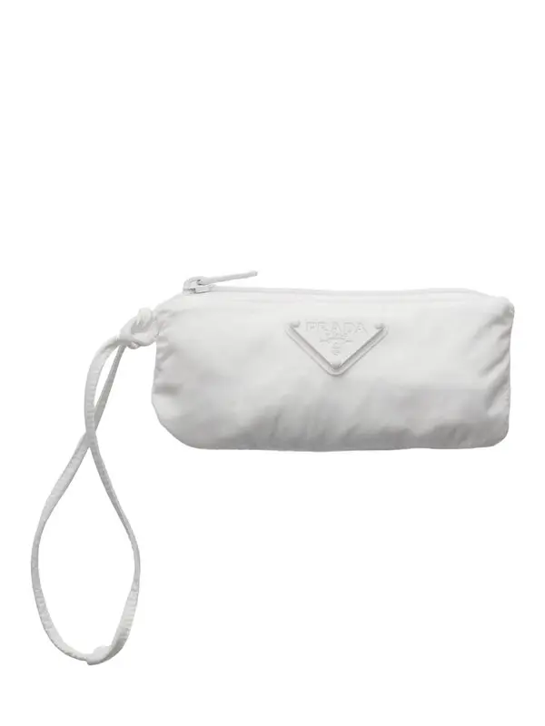 Prada Foldable Re-nylon Pouch - White