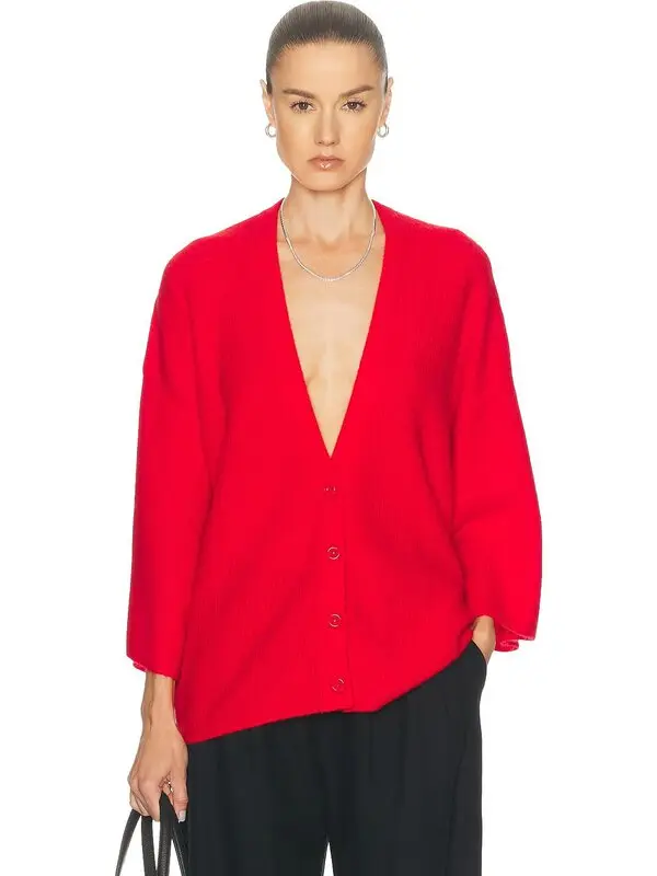 American Vintage Damsville Cardigan - Fraise