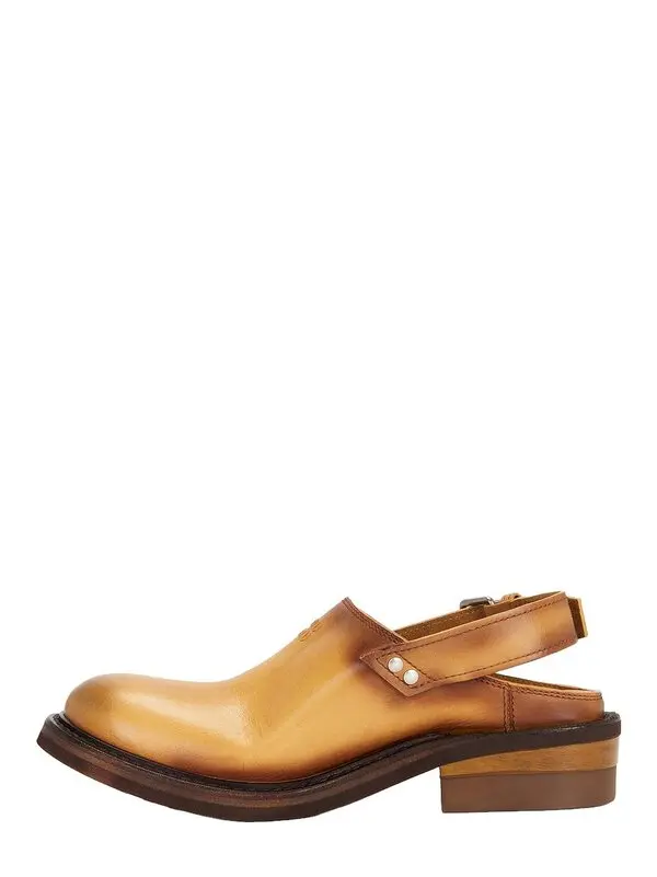 Miu Miu Work Mule - Cuoio