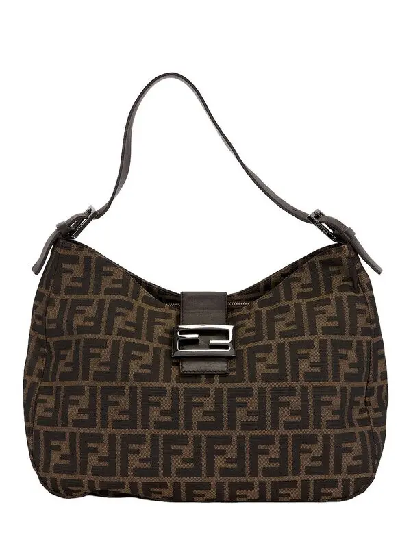 Fendi Zucca Hobo Bag - Tobacco Brown