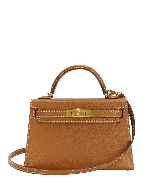 Hermès Epsom Kelly 20 Sellier Handbag - Gold