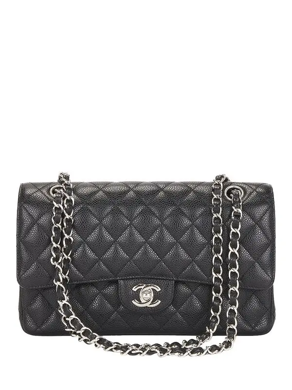 Chanel Caviar Medium Classic Double Flap Bag - Black